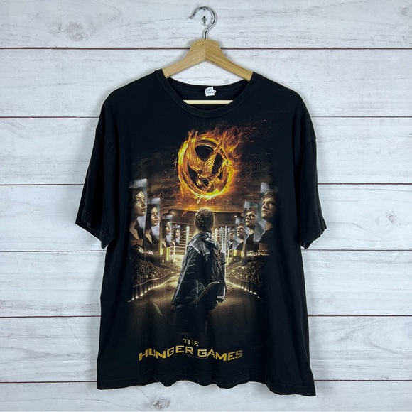 Vintage | Shirts | 22 Hunger Games Movie Tshirt Xl | Poshmark